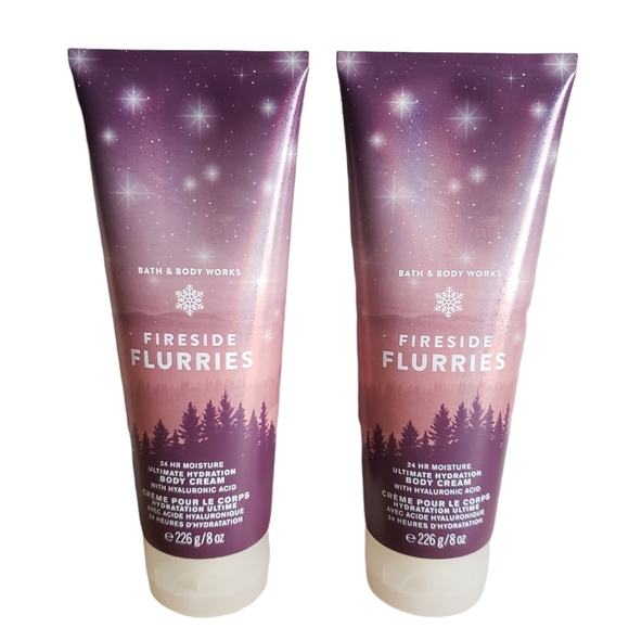 Bath & Body Works | Bath & Body | Fireside Flurries Body Cream Bundle ...
